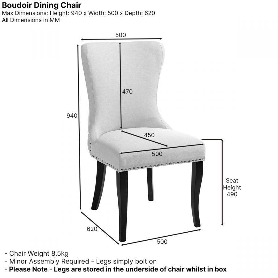 Boudoir Black Velvet Dining Chair with Black Legs | The Furniture Market