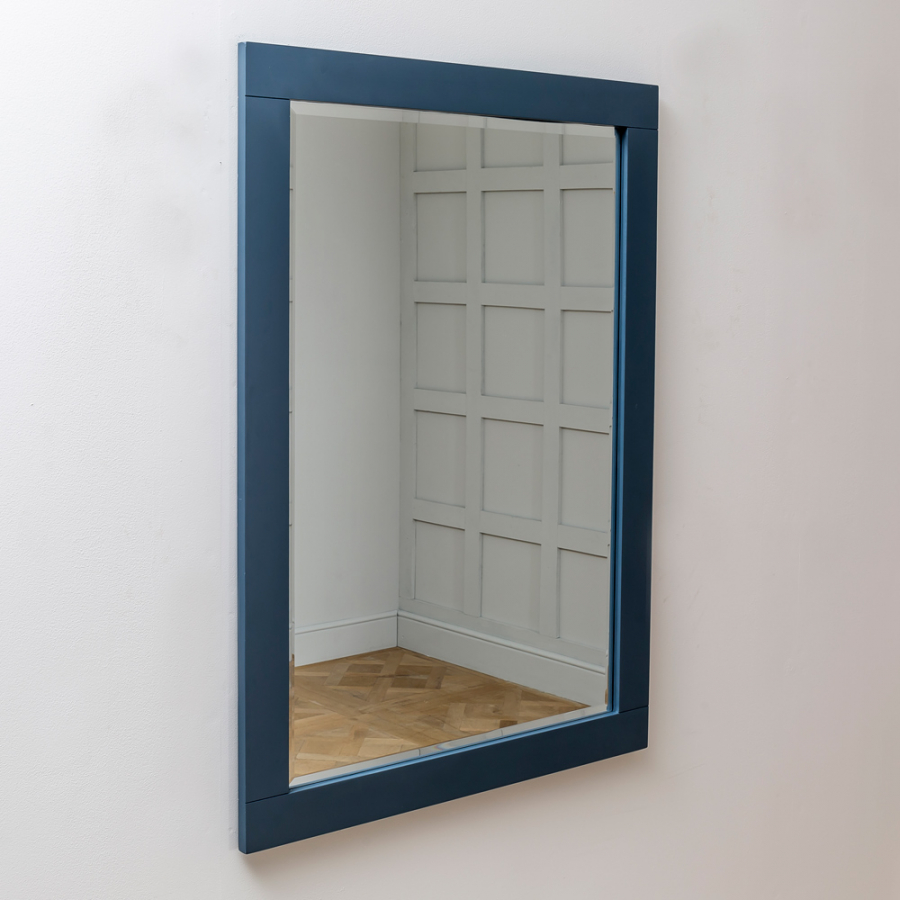 Westbury Blue Painted Large Wall Mirror – 108cm x 78cm | The Furniture ...