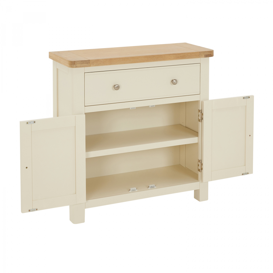 Marbury Cream Painted Compact Small Sideboard | The Furniture Market