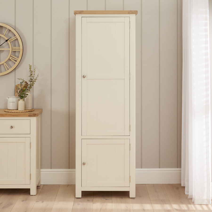 Marbury Cream Painted Single Kitchen Larder Pantry Cupboard | The ...