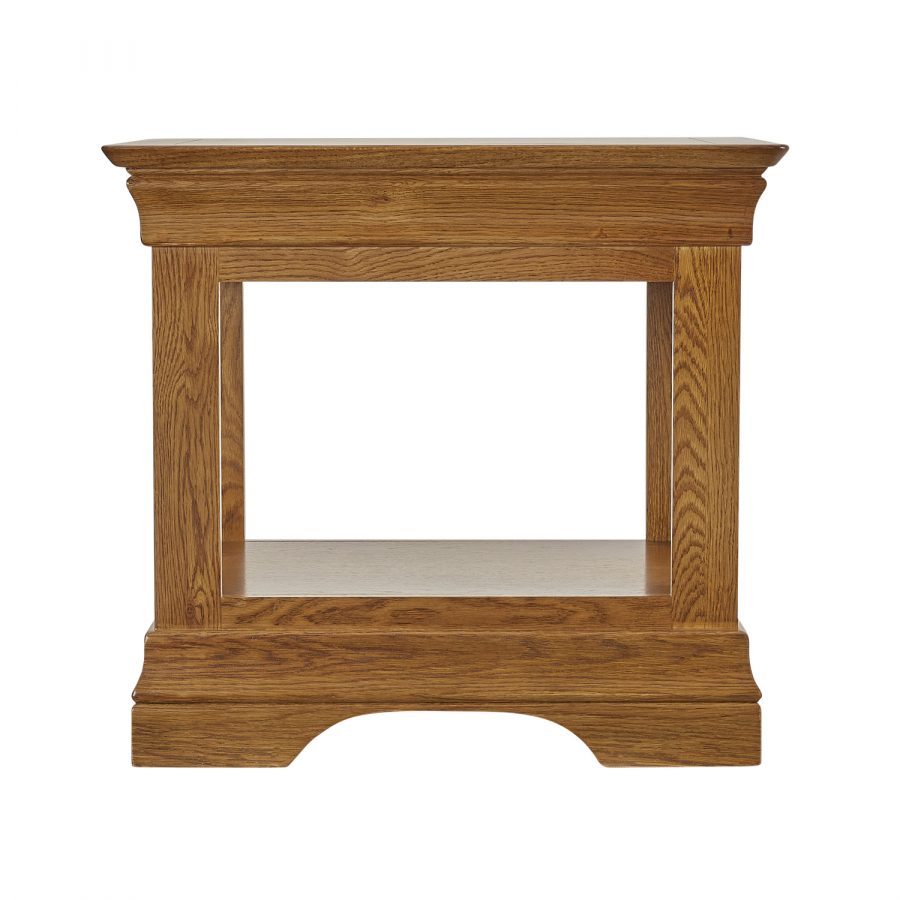French Louis Oak Side Lamp Table | The Furniture Market