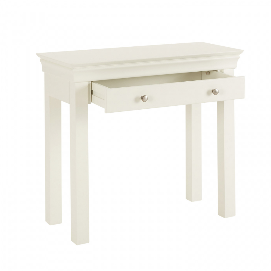 Wilmslow White 1 Drawer Dressing Table Set with Stool | The Furniture ...