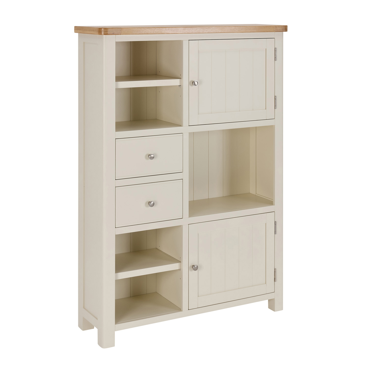 Marbury Cream Painted High Open Display Shelf Unit Bookcase | The ...