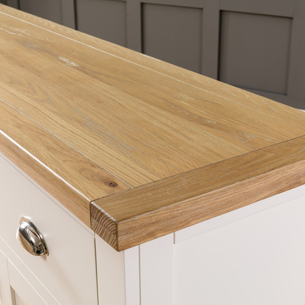 Cheshire Cream Painted Large 3 Drawer 3 Door Sideboard | The Furniture ...
