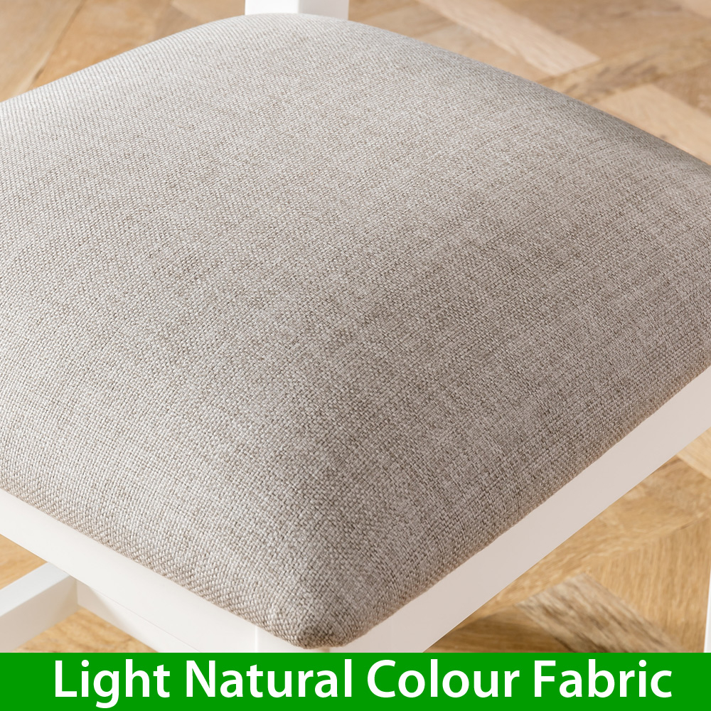 Cheshire Cream Painted Ladder Back Dining Chair | The Furniture Market