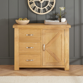 Marbury Classic Oak Medium Sideboard | The Furniture Market